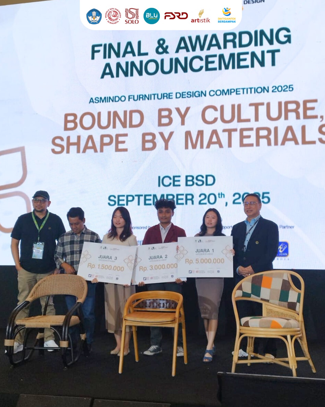 Dua Perancang FSRD ISI Surakarta Raih Prestasi di ASMINDO Furniture ...